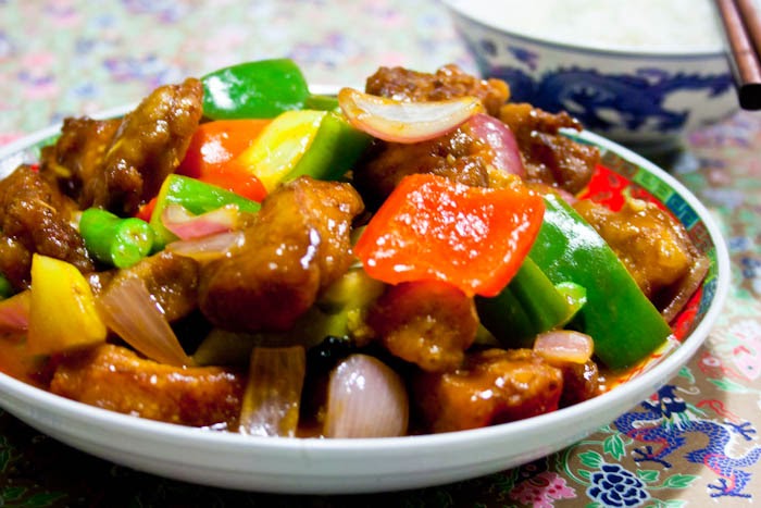 3 hungry tummies: Gu Lou Yuk 咕噜肉 Cantonese Style Sweet And Sour Pork