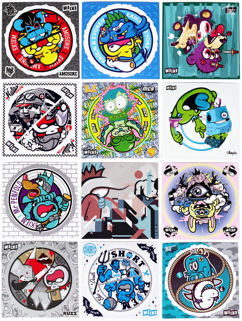 EKIEM™ | graphic design and more.: STICKER COLLABS ROUND#2