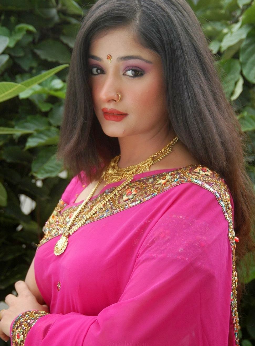 Kiran Rathod Hot in Pink Saree | Indian Actress Sarees