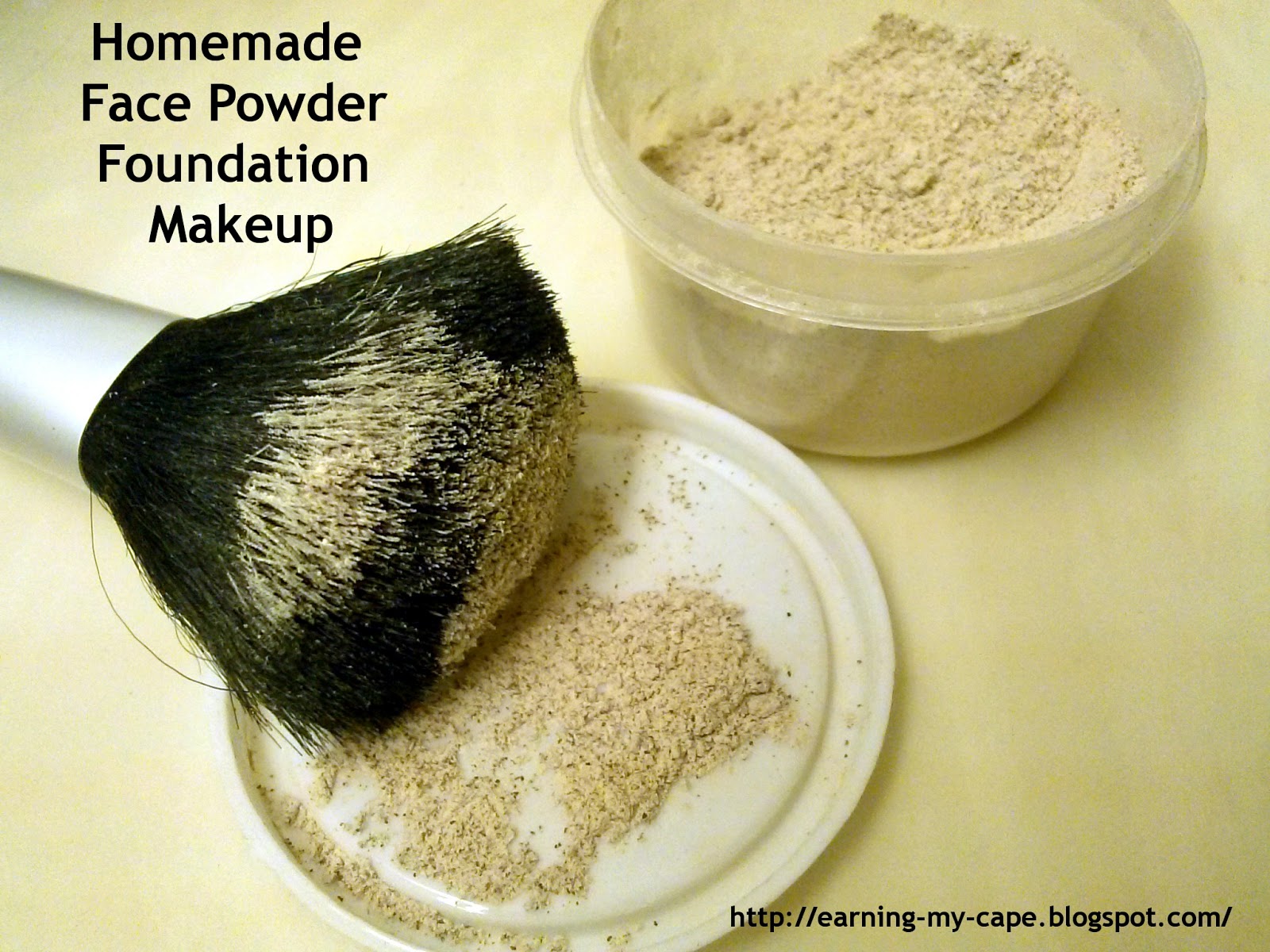 Earning-My-Cape: I Tried It! ~ Homemade Face Powder Foundation