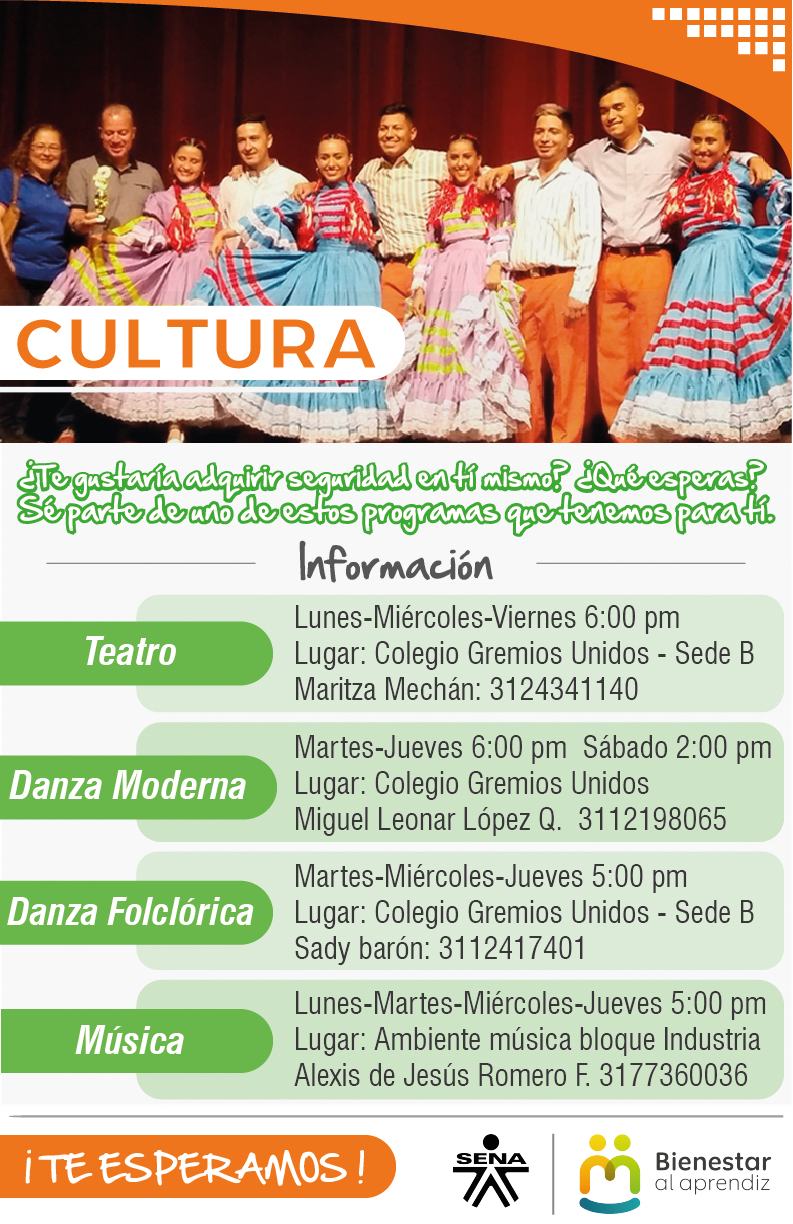 Centro CIES Regional Norte De santander: Programas Culturales