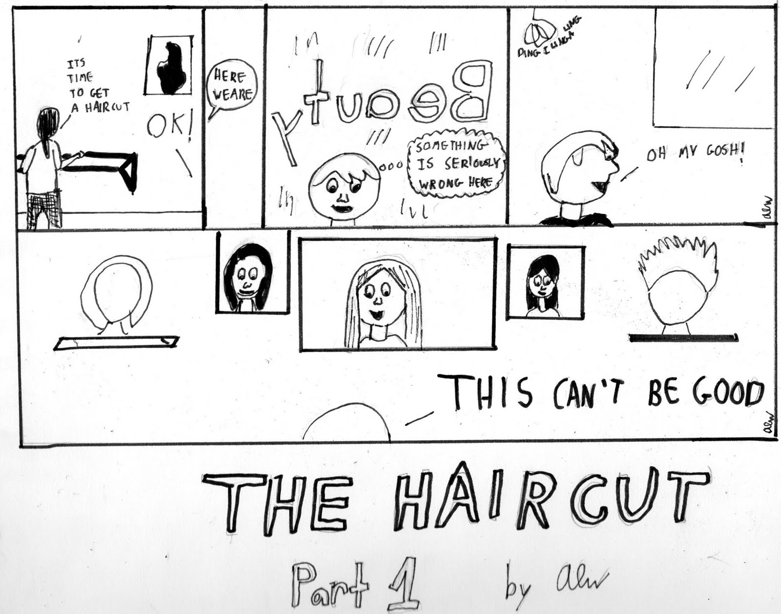 ALW Comics: The Haircut Part 1, by Alw
