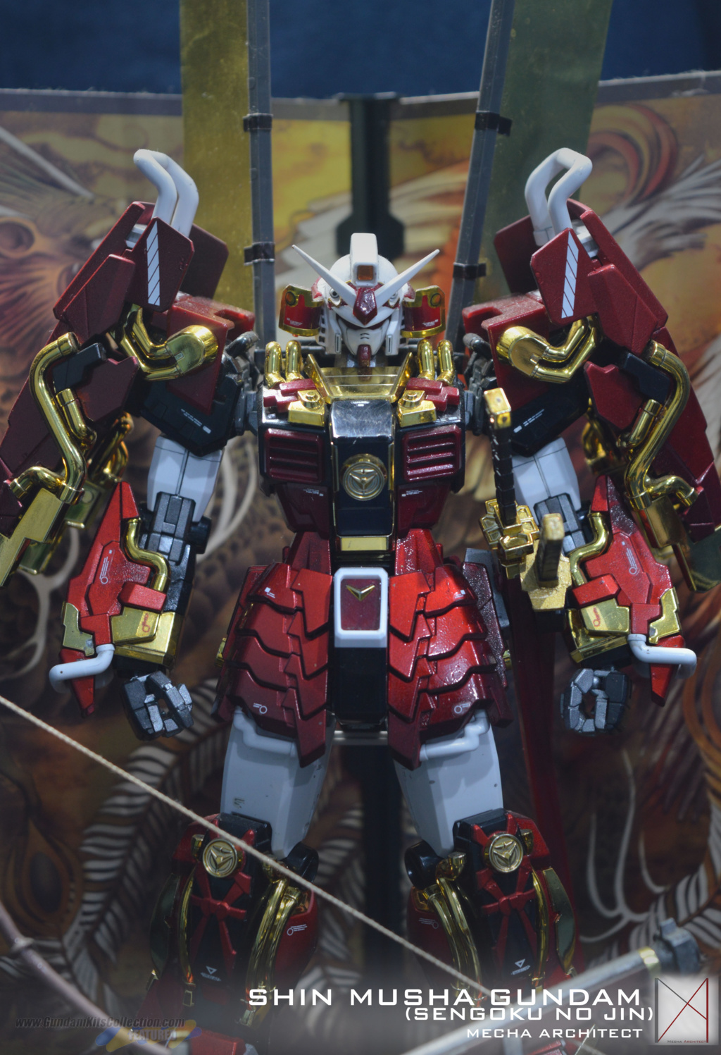 Custom Build: MG 1/100 Shin Musha Gundam (sengoku no Jin) ver. Mecha ...