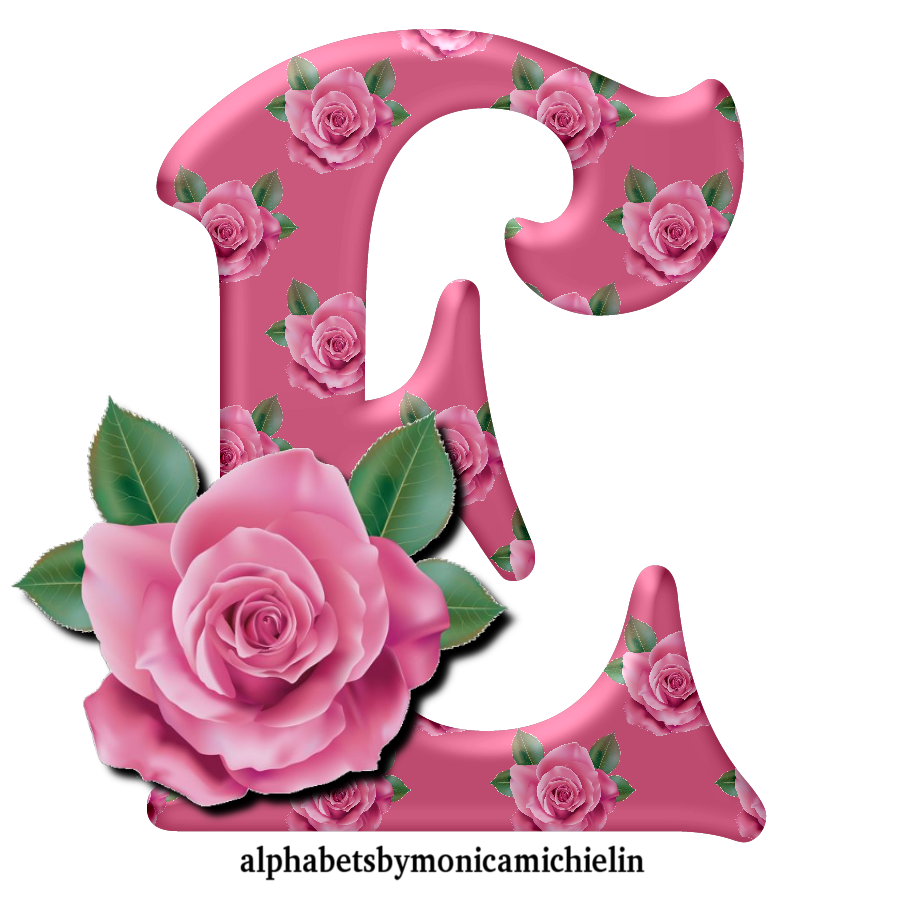 M. Michielin Alphabets: ALFABETO ROSA, ROSE ALPHABET