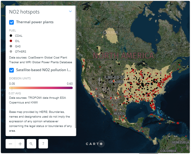Adrian - Oil and Gas: Mapped: nitrogen dioxide pollution around the ...
