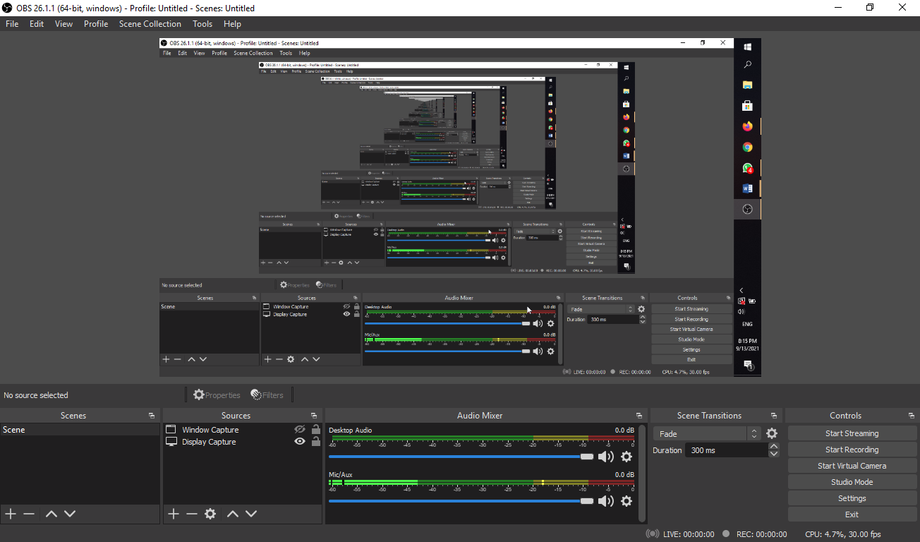Fitur OBS Studio – Merekam Layar, Streaming, dll. | ZONA TEKNIK