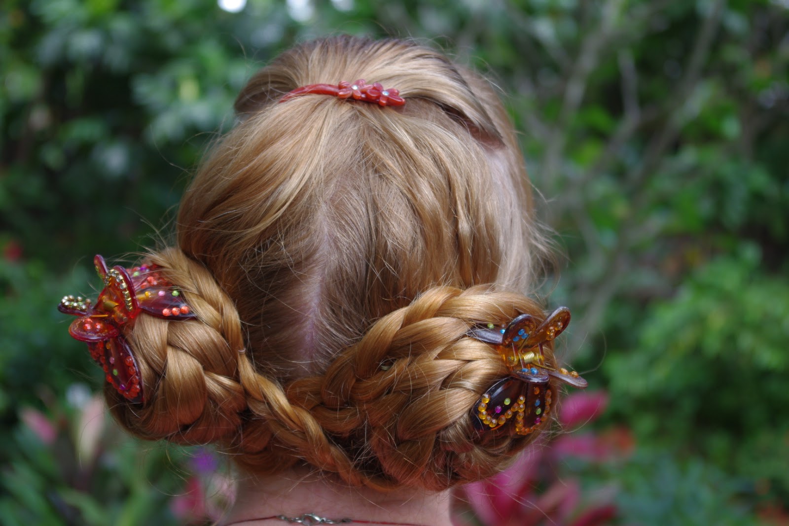 Braids & Hairstyles for Super Long Hair: Figure 8 Braided Buns~ my look ...