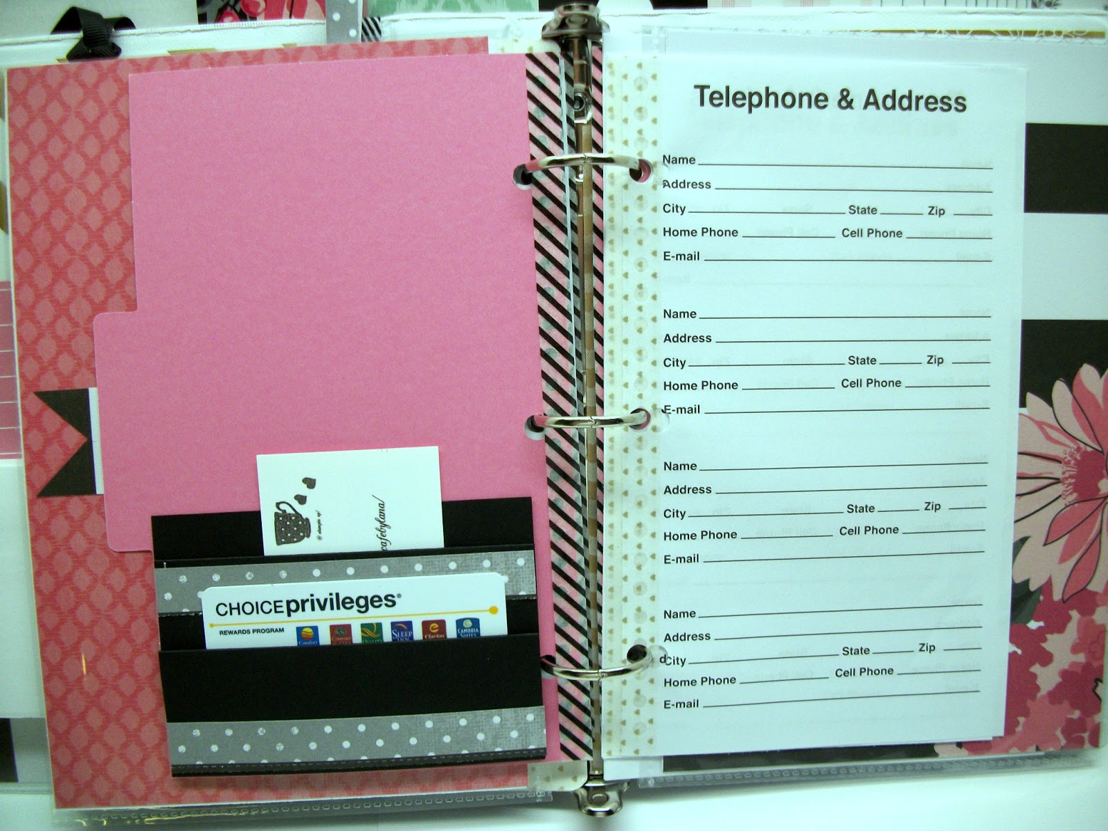 Stampin' Cafe by Lana: DIY Personal Planner