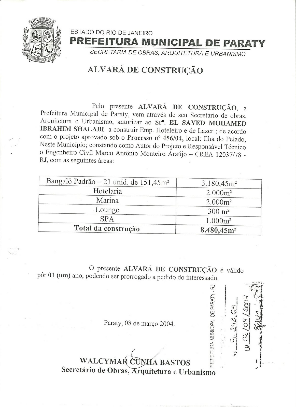 Documentos: Alvará de construção
