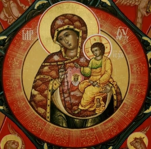 Dom Donald's Blog: Mary the Burning Bush Icon