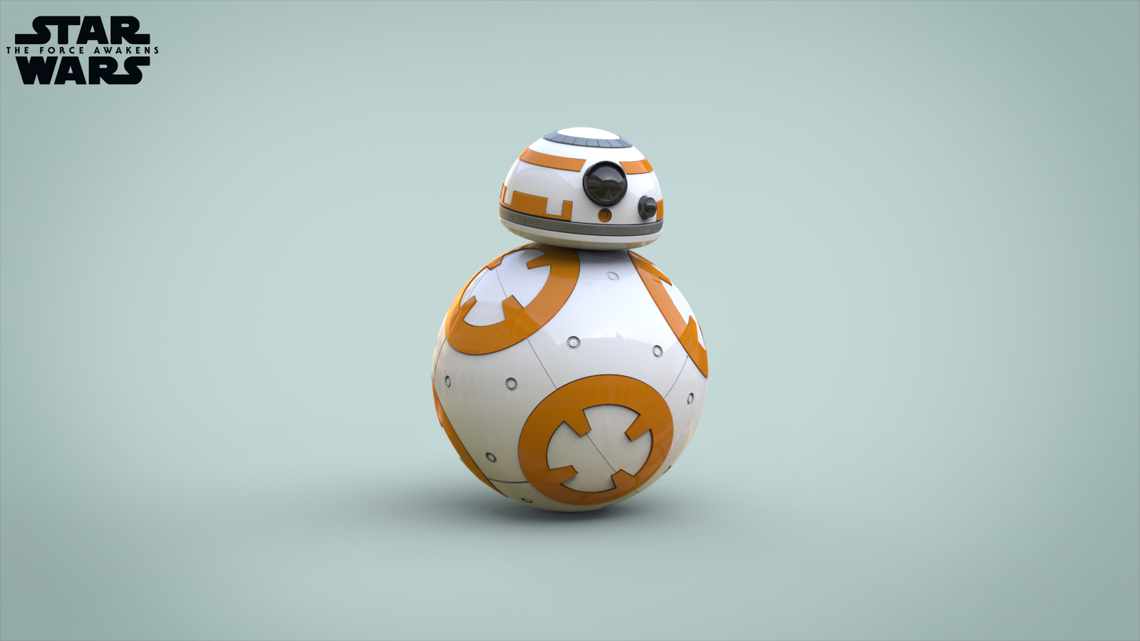 MAXTER·WIP: BB8 Droid Print - Star Wars The Force Awakens