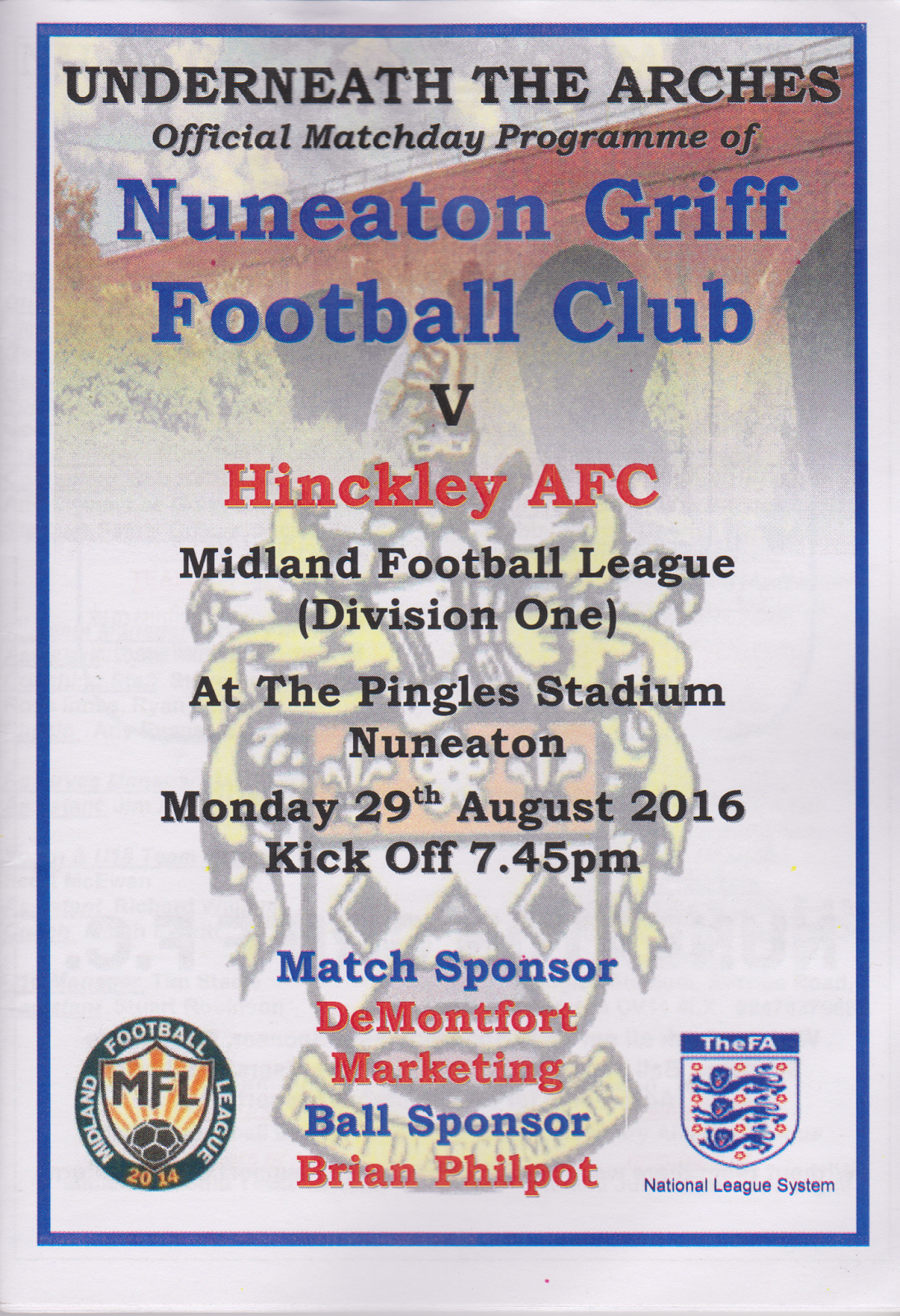 The Wycombe Wanderer: Nuneaton Griff - The Pingles Stadium