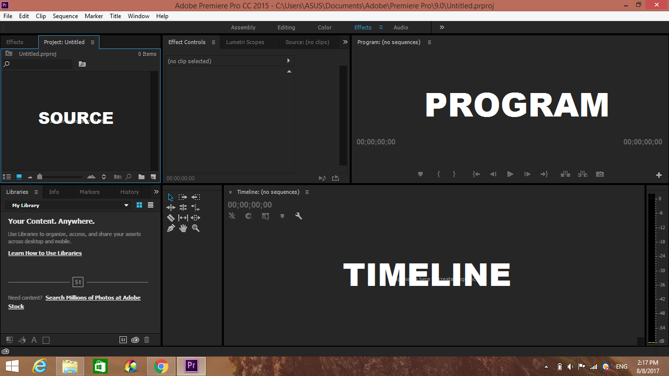 Pengenalan Awal Adobe Premiere Pro
