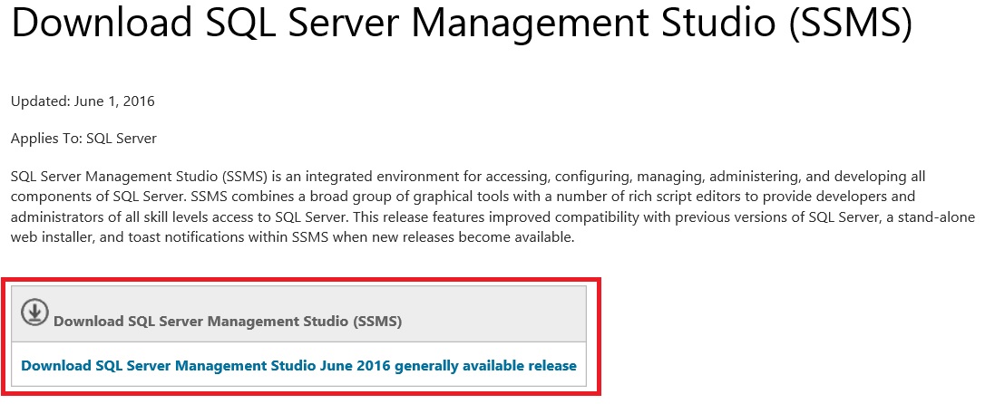 MSBI SQL Server MSBI SQL Server