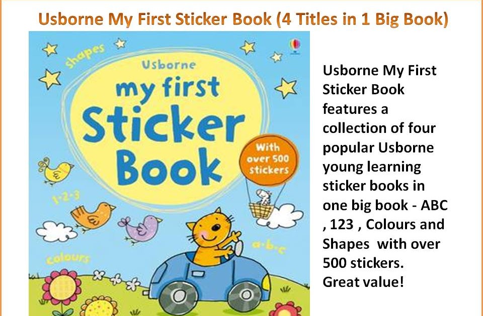 World of Wonders: Usborne My First Sticker Book