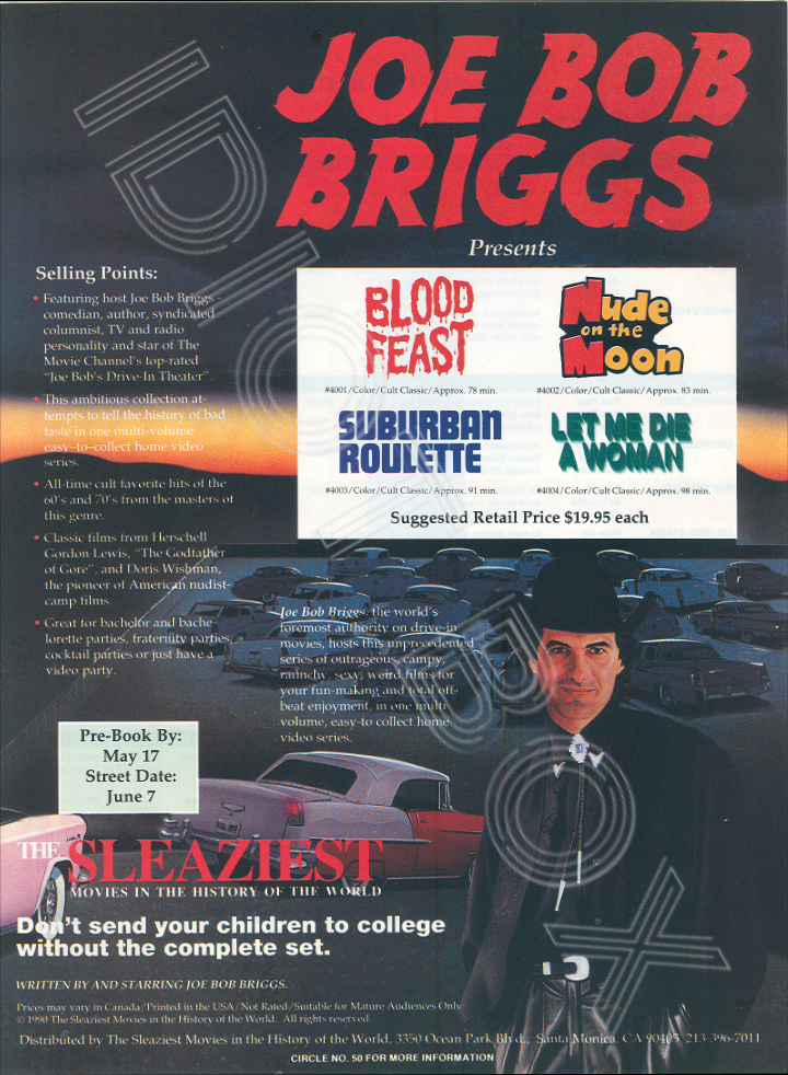 THE IDIOT BOX : Horror : Sci-fi : Fantasy : Exploitation : Comics Books