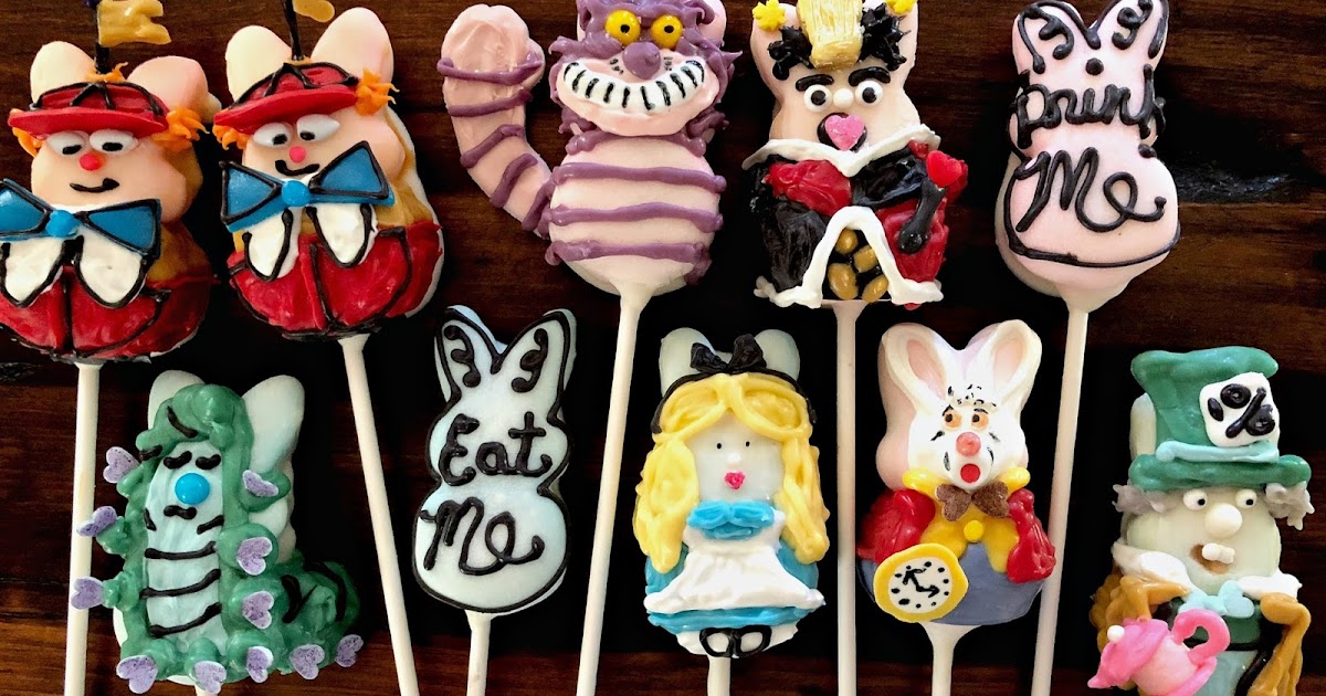 Sugar Swings! Serve Some: Alice in Wonderland PEEPS Pops