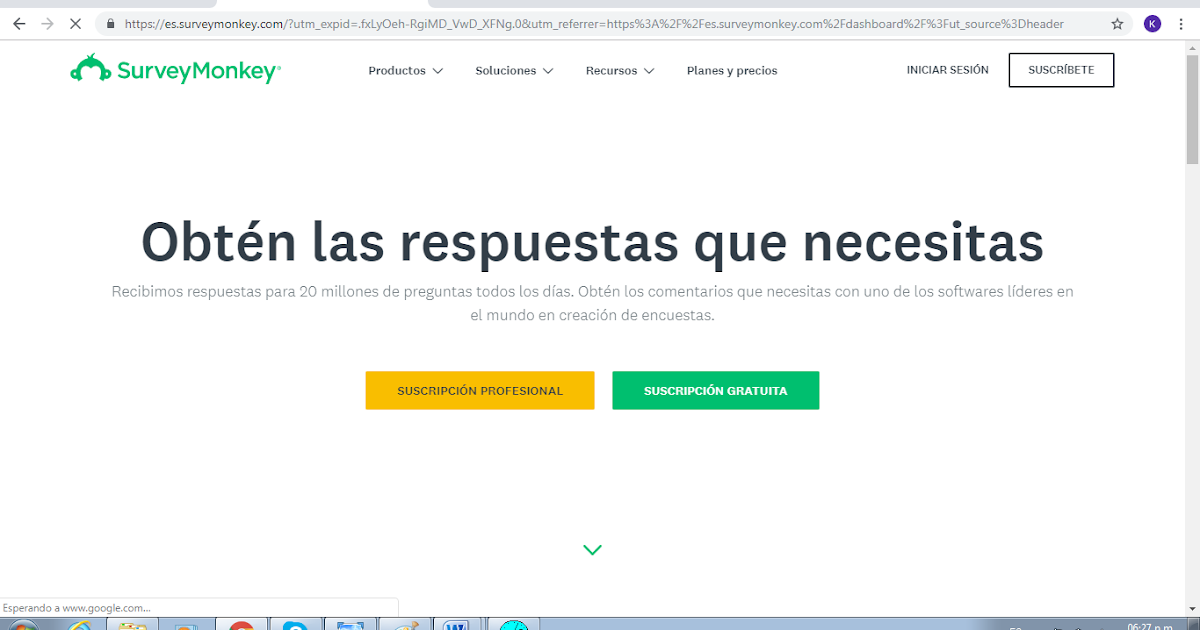 UTILIZACION DEL SURVEYMONKEY