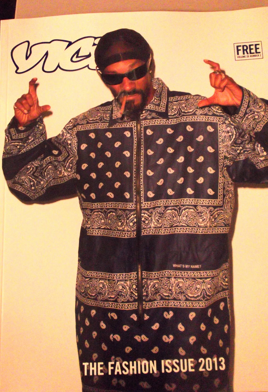 UPPERHANDS: Vice Magazine : THe Fashion Issue 2013, featuring Snoop Dogg