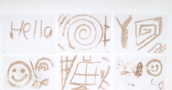 THE INDIGO CREW | Creative living with kids: SAWDUST ART