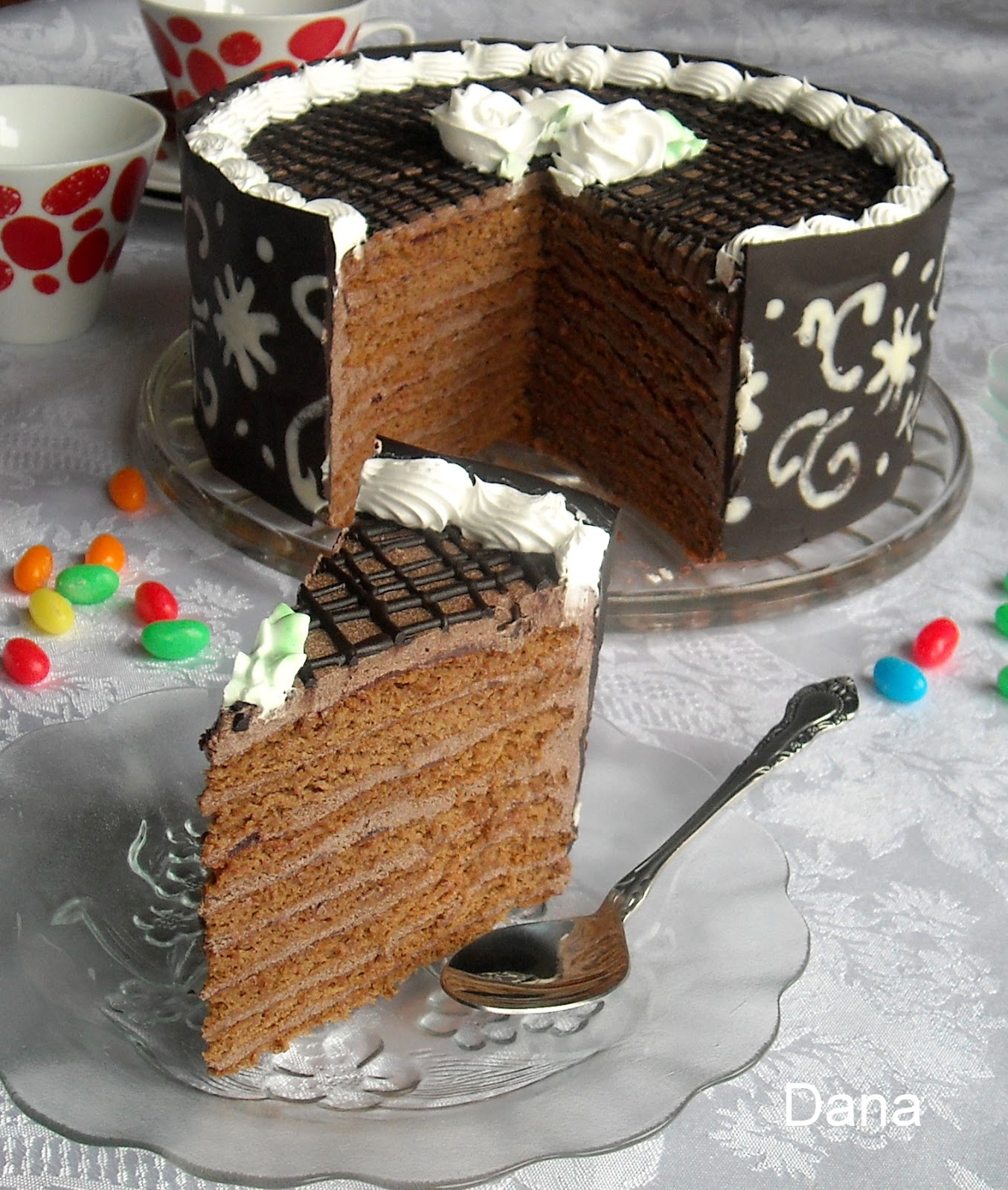 Danina kuhinja: Čokoladna fancy lady torta