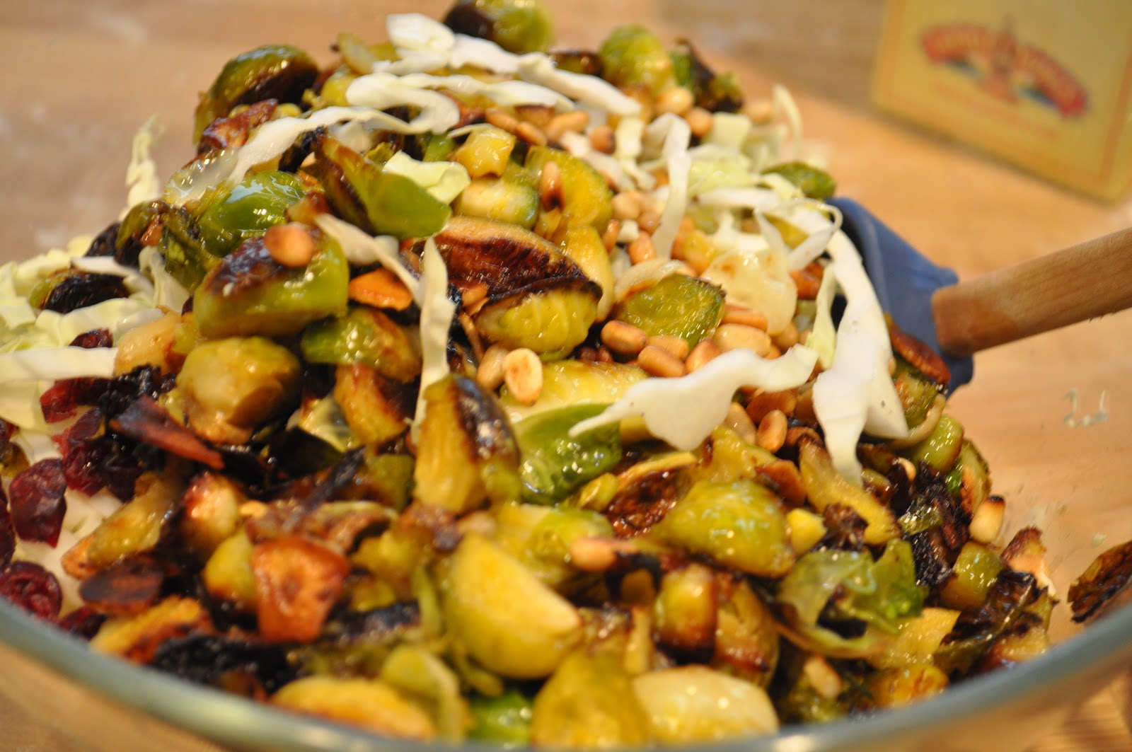 Kate's Kitchen: Roasted Brussels Sprouts with Cabbage and Pine Nuts