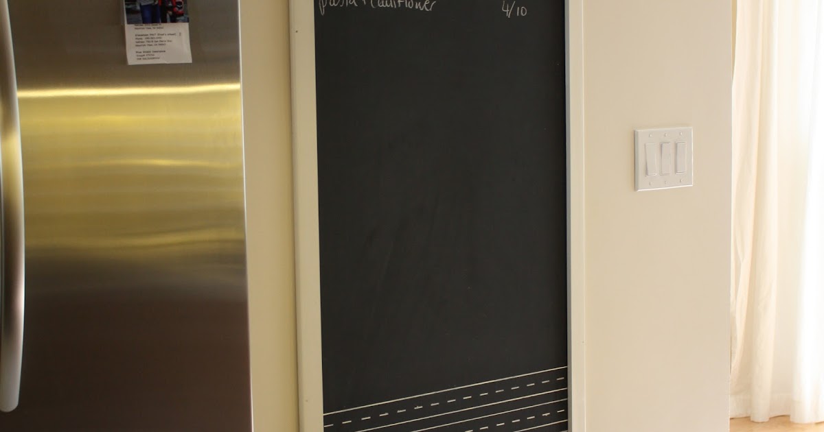Nicole at Home: Magnetic blackboard for the kitchen