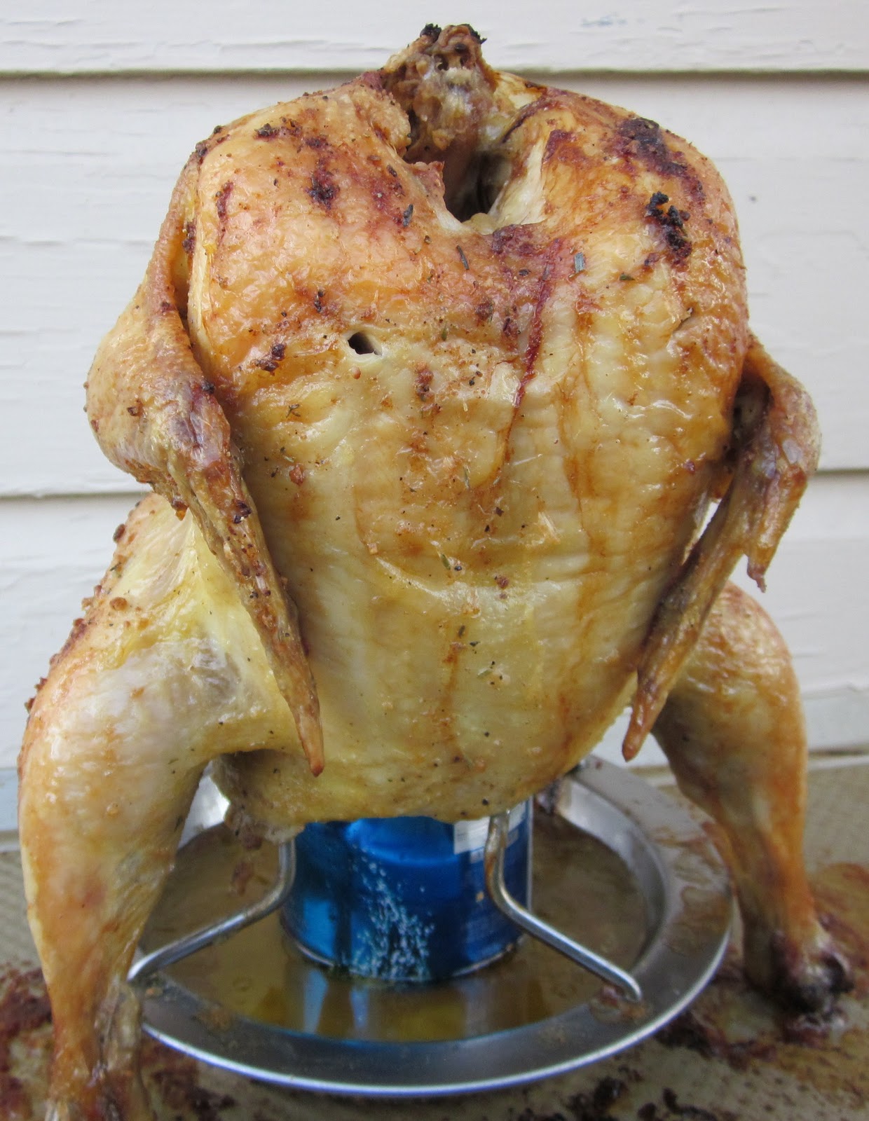 4 the love of feasting: Beer Butt Chicken