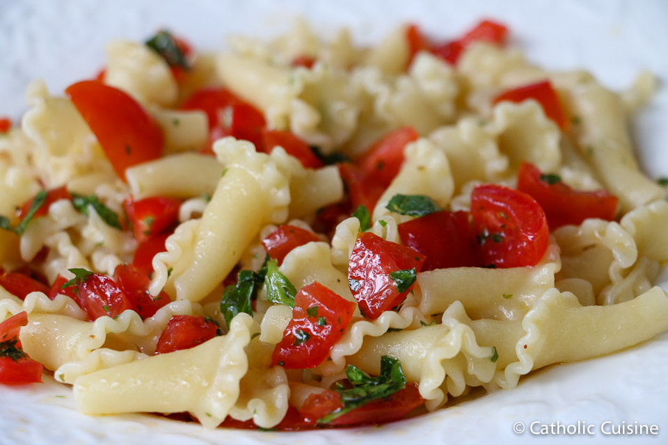 Catholic Cuisine: Lily Pasta Santa Caterina