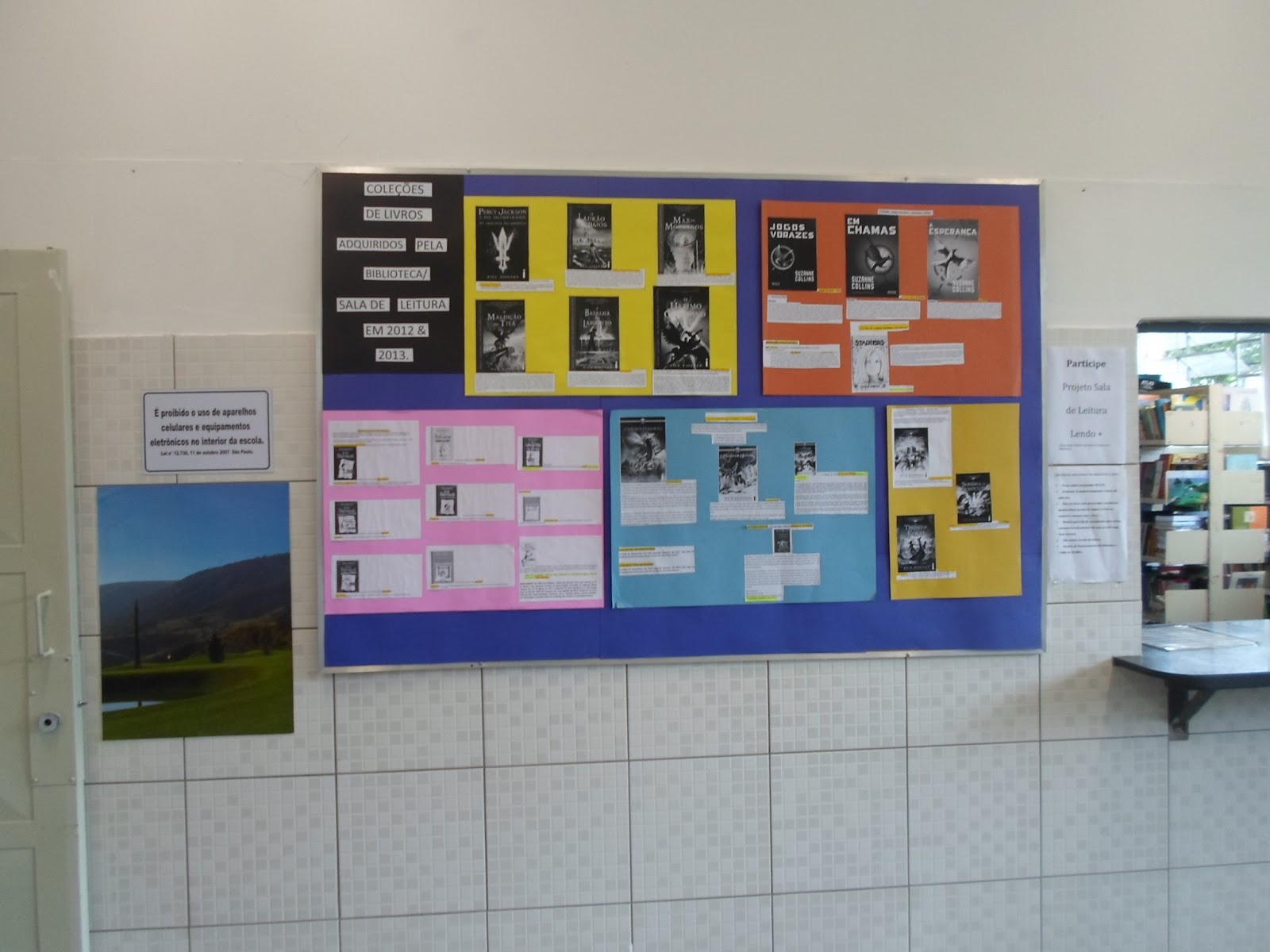 Sala de Leitura: MURAL INFORMATIVO (DIVERSOS)