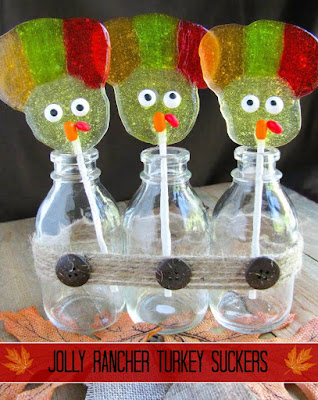 One Momma Saving Money: Gobble Gobble!!! Jolly Rancher Turkey Suckers ...