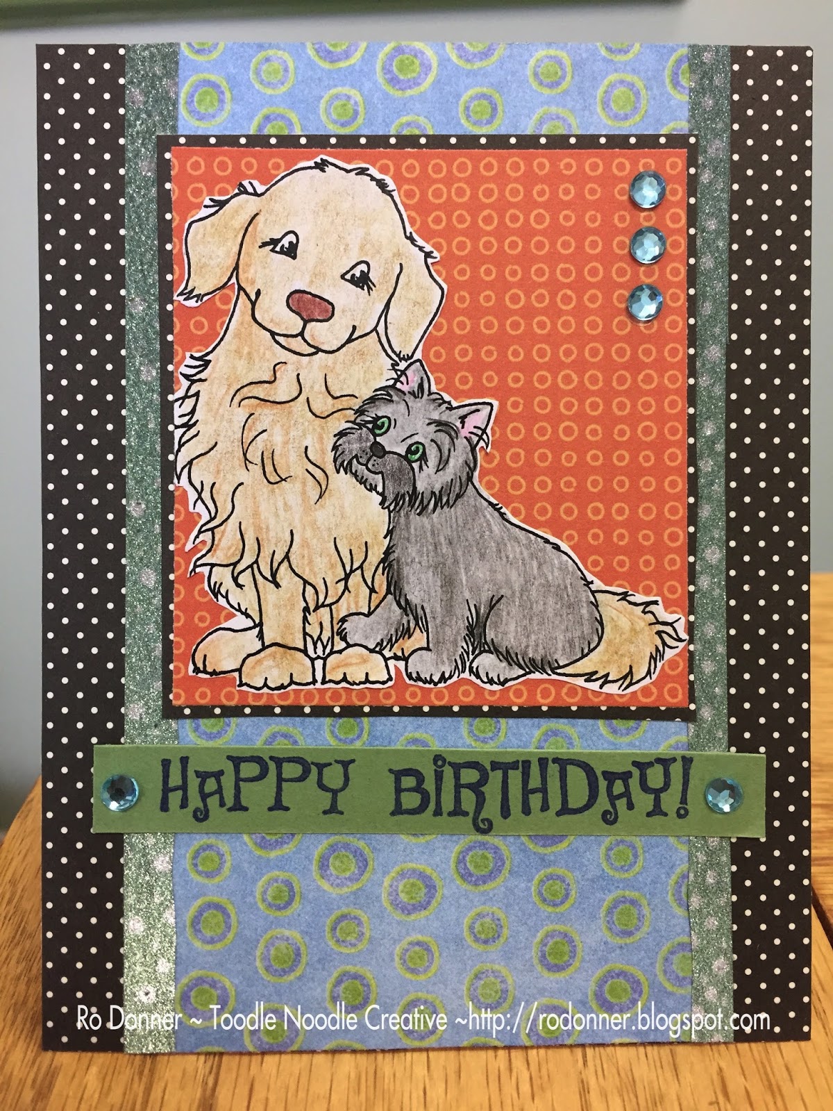 Wags 'n Whiskers Stamps: Challenge 155: Seeing Spots