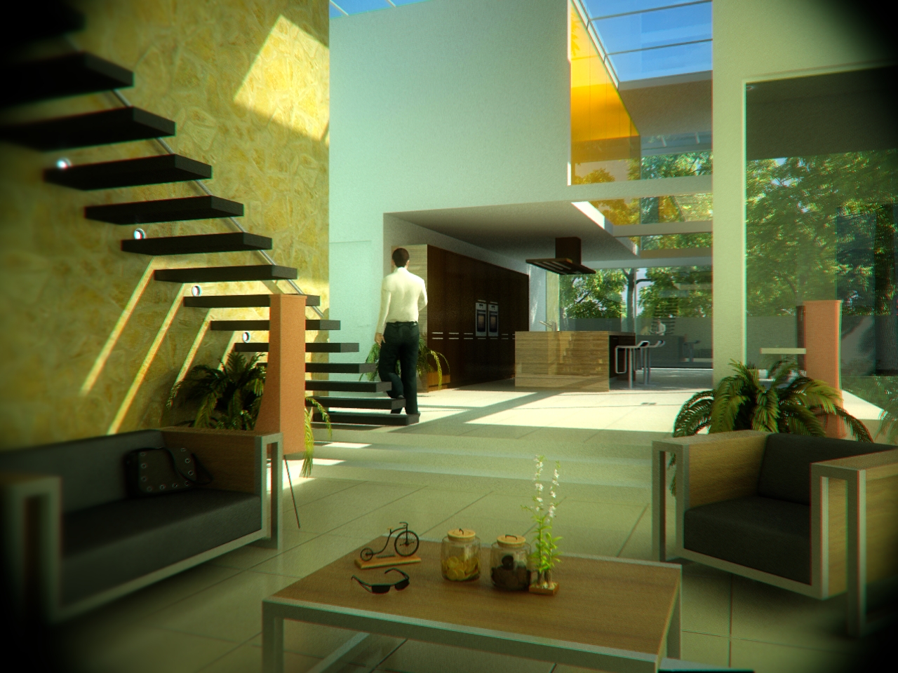 Interior modern house