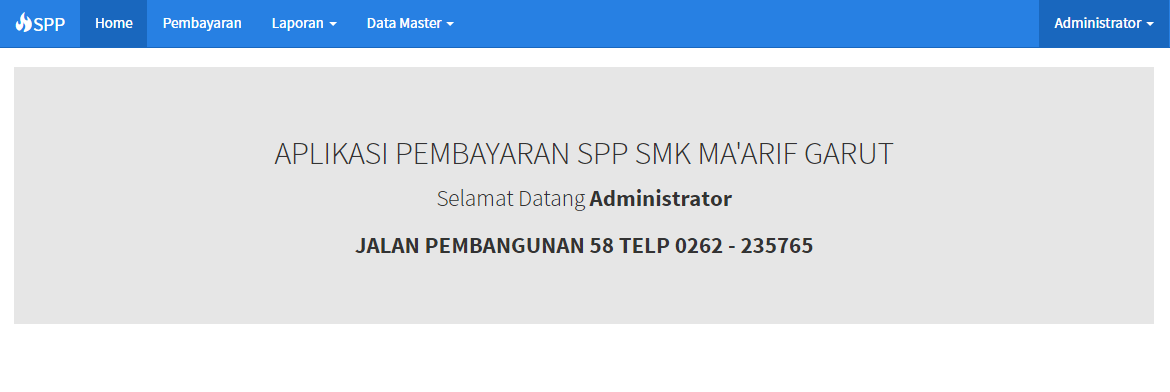 Aplikasi Pengelolaan Pembayaran SPP Sekolah Berbasis Web Gratis - Guru SD