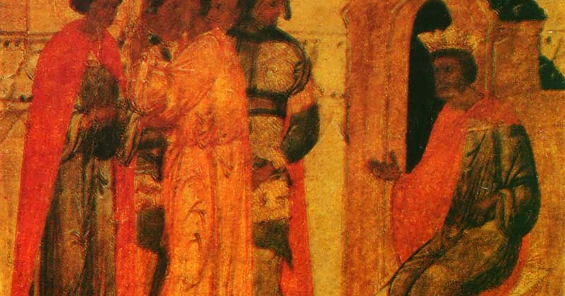 Holy Martyr Athanasios Who Was a Magician, Converted by Saint George ...