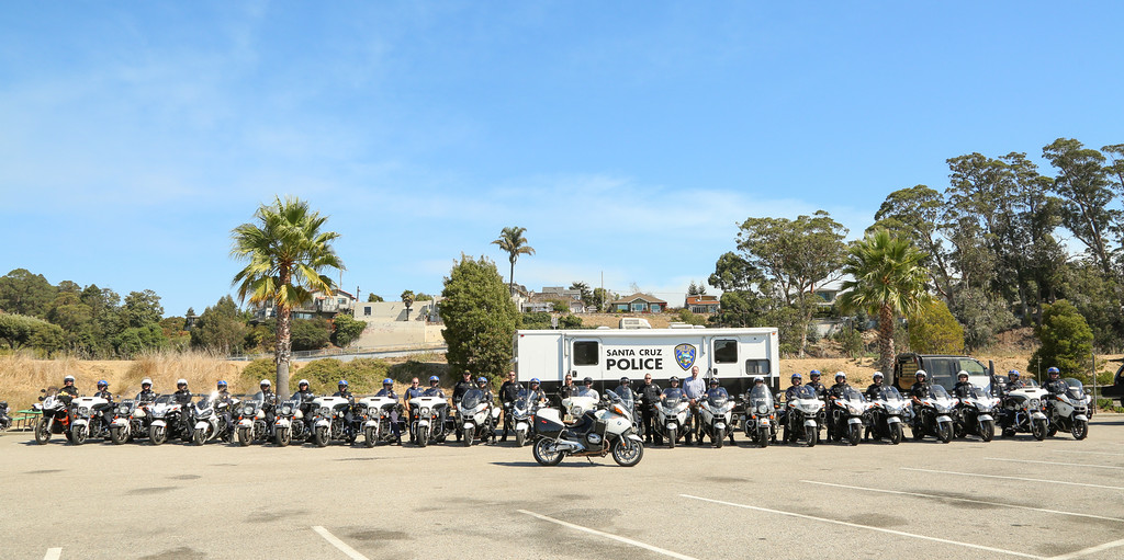 Santa Cruz Police: SCPD Host Annual Multi-Agency Motorcycle Recertification