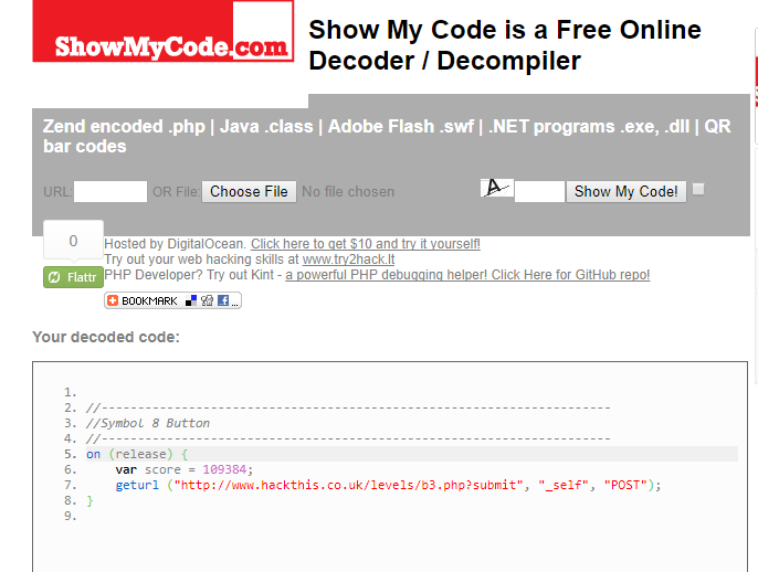 Information Security, Hacking and More: HackThis Solutions | Basic+ Levels