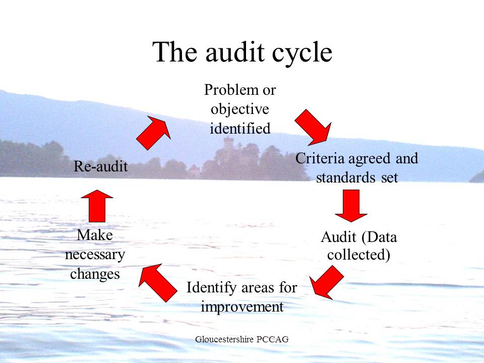 مكافحة عدوى وتلوث المستشفيات: Clinical Audit and the Audit Cycle