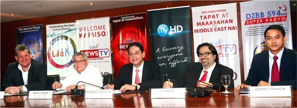 GMA Network relaunches international channels in the Middle East ...