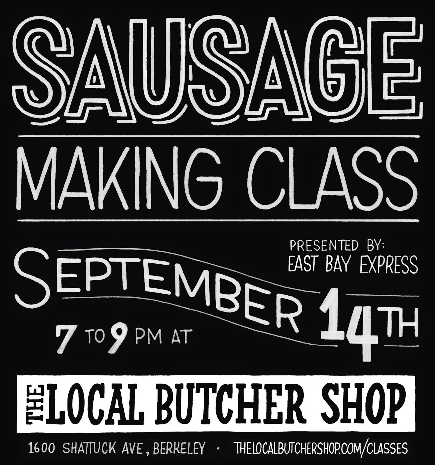 Expresh Letters Blog: East Bay Express Ad's for the Local Butcher Shop