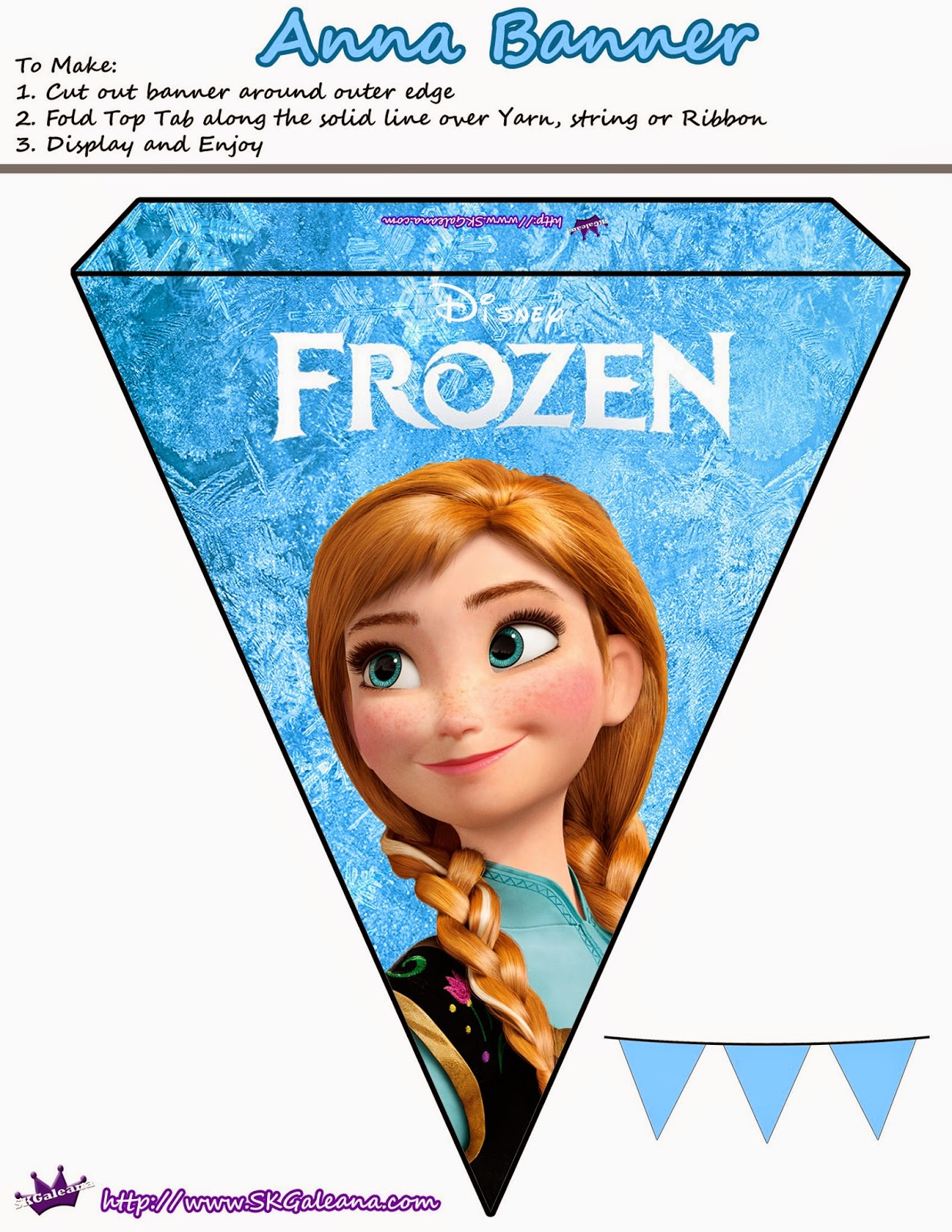 Frozen: Lindos Banderines para Imprimir Gratis. - Ideas y material ...