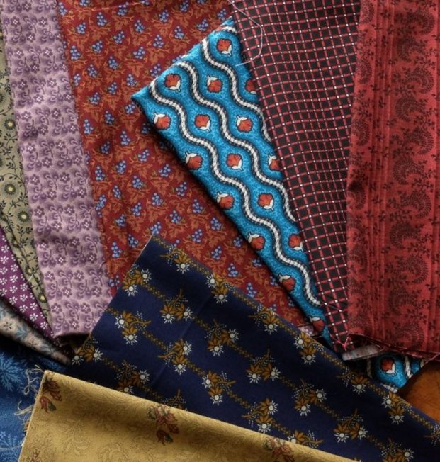 A Sentimental Quilter: In Love with Old Fabric