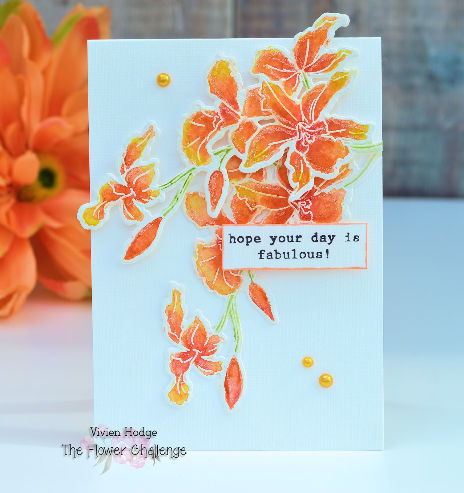 The Flower Challenge: The Flower Challenge #25 'Add Sparkle'