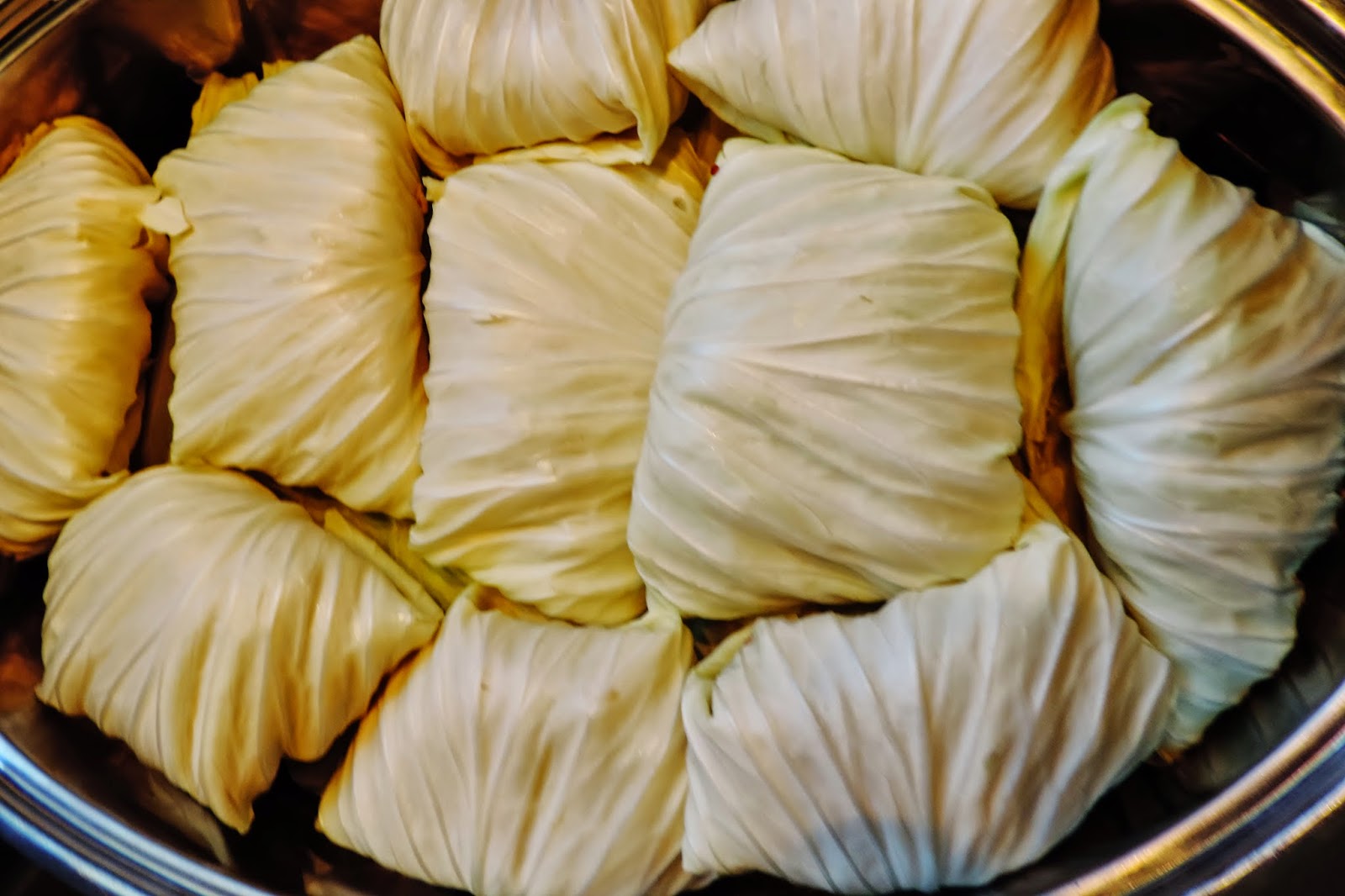 Krystina cuisine: Feuilles de Choux Blanc Plat Farcies