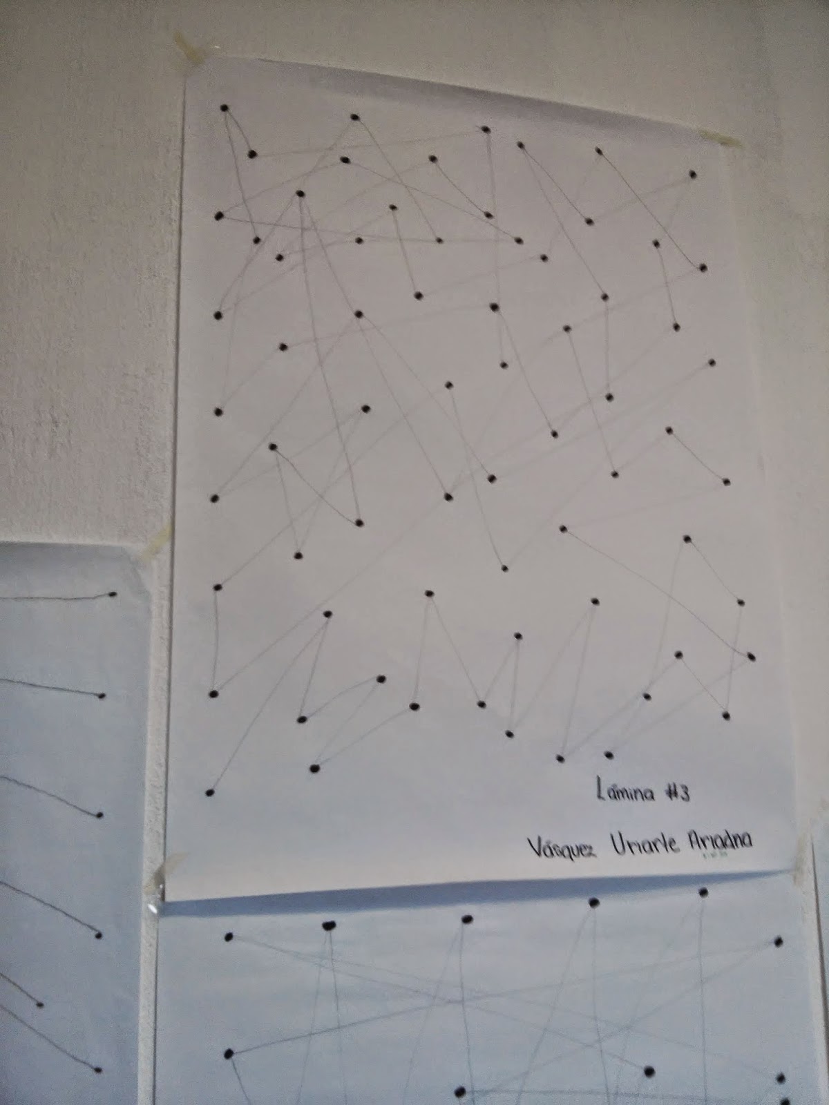 Diseno2014ariadnauriarte: Trazo a mano alzada de lineas rectas