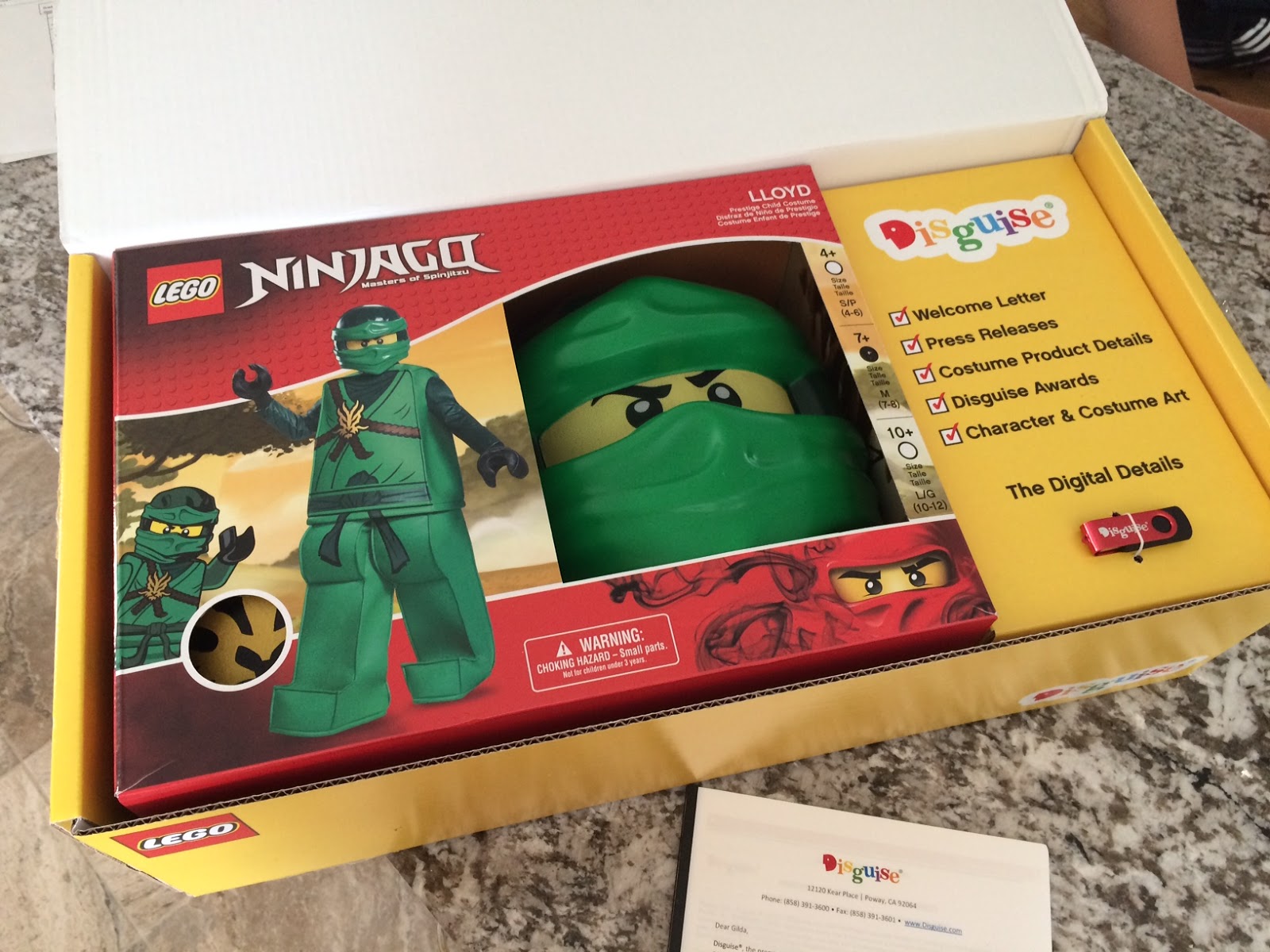 Evan and Lauren's Cool Blog: 9/29/16: LEGO NINJAGO Costumes from ...