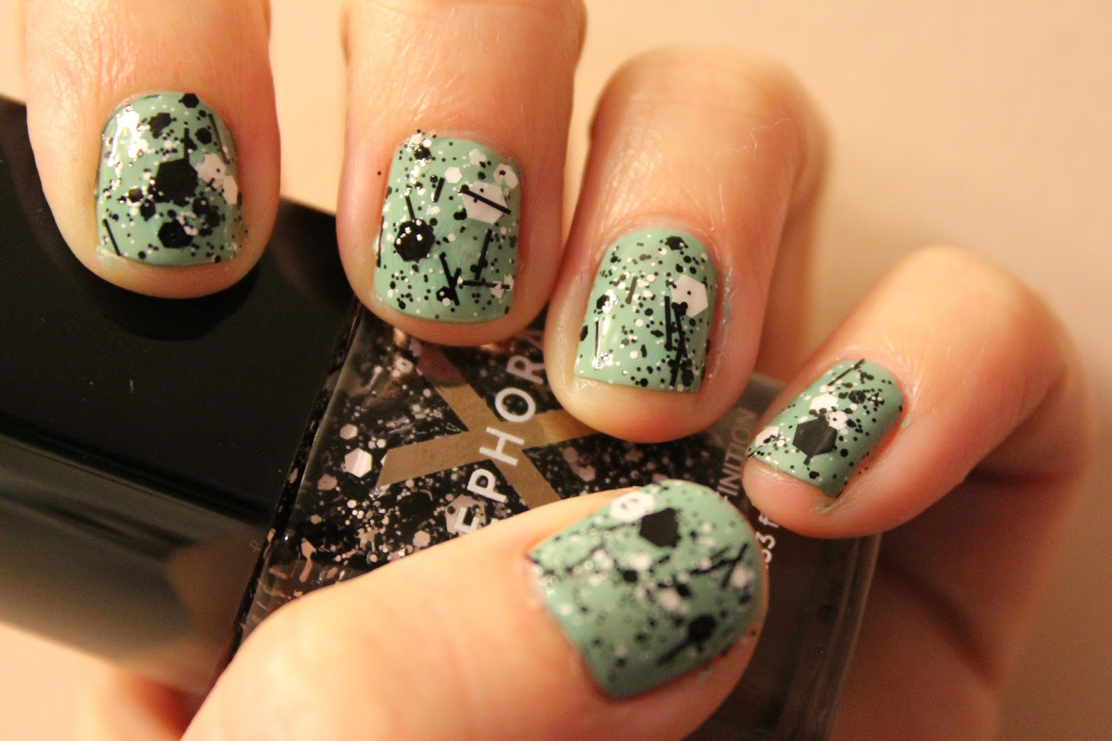 Lucky's Nails: Sephore X's Chaotic (Lynderella Connect the Dots Dupe)