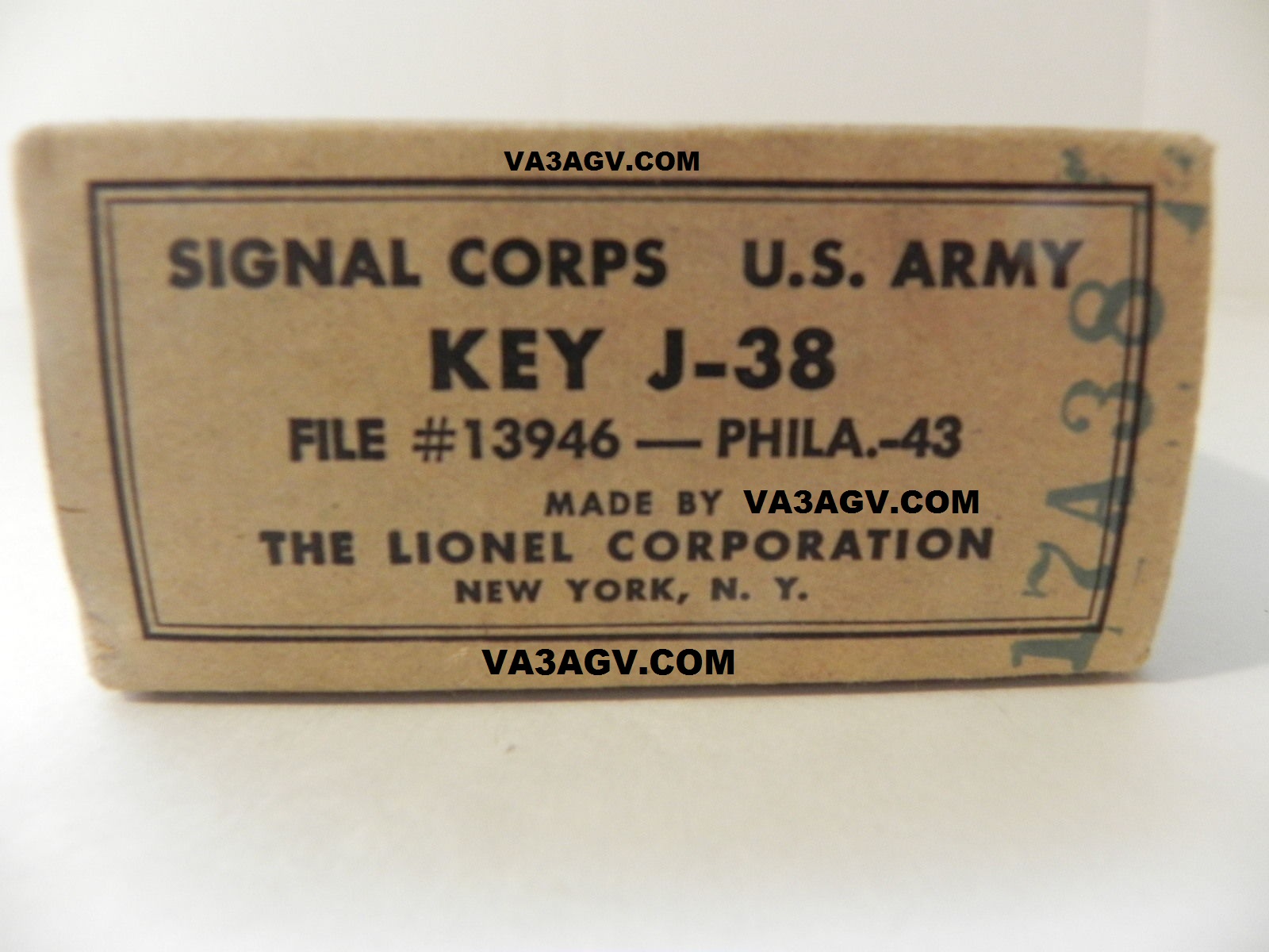 Morse Code CW Key Telegraph (Straight) : Lionel Morse Code J-38 base ...