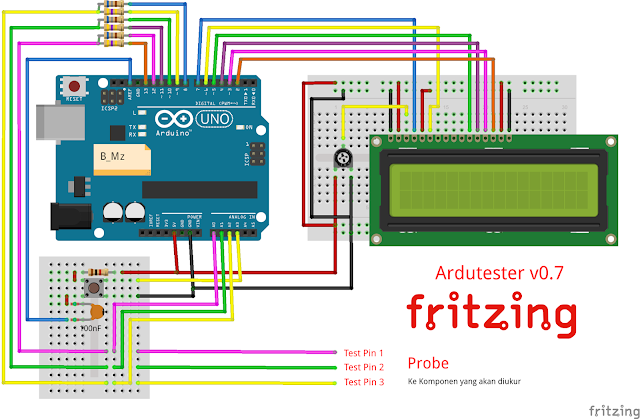 Ardutester Komponen Tester Arduino Dicky B Mz