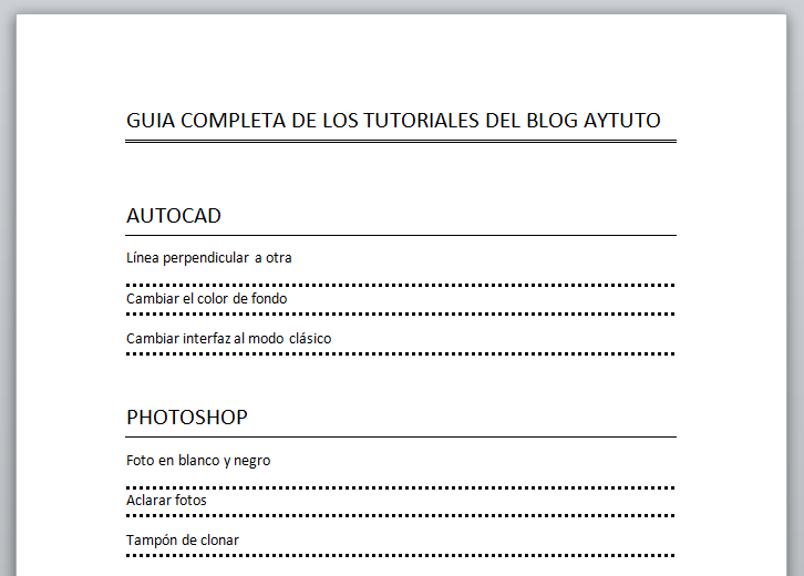 Introducir una línea horizontal (Doble, simple y punteada) en WORD ...